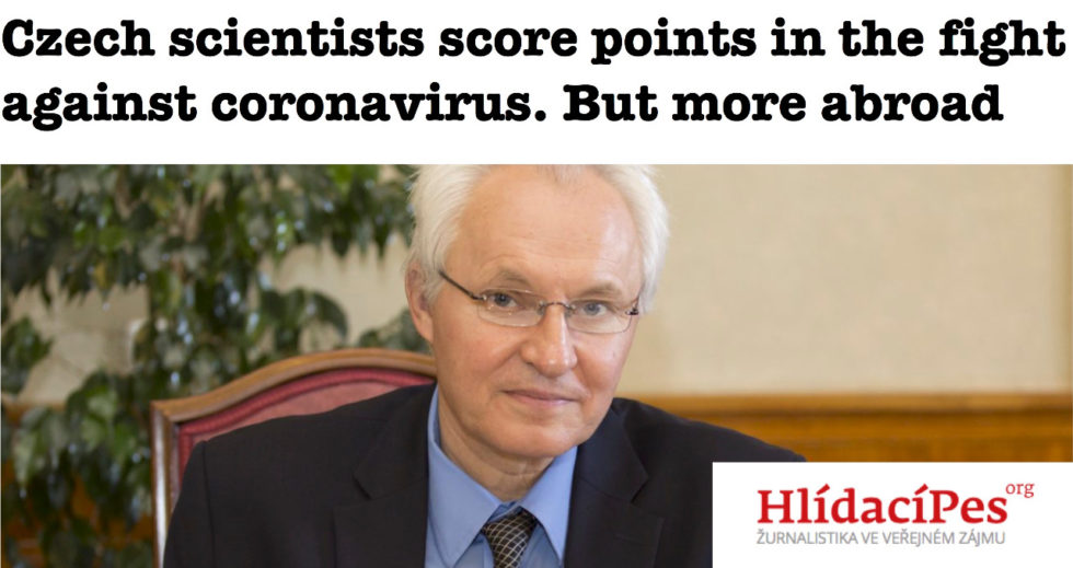 CZECH SCIENTISTS SCORE POINTS IN THE BATTLE AGAINST CORONAVIRUS ...